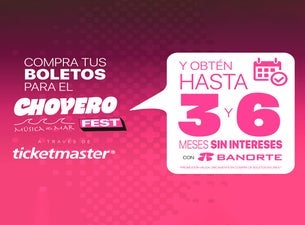 Boletos para Choyero Fest | Fechas para el Tour 2025-26 | Ticketmaster MX